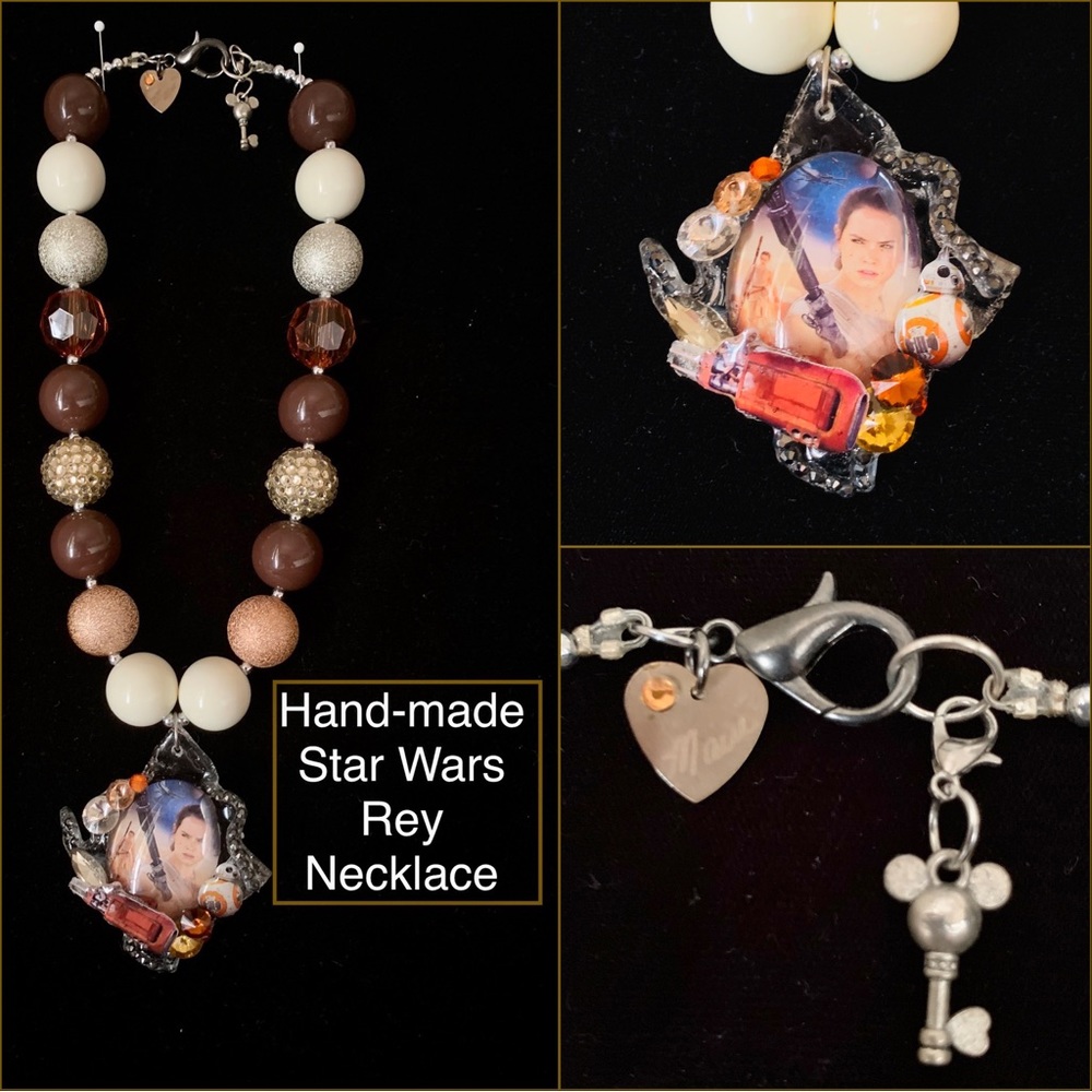 Handcrafted Signed Star Wars Necklace Pendant Custom … - Gem